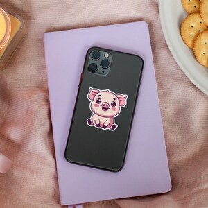 Pig, Pig Sticker, Animal Stickers, Cute Sticker, Cute Animal Stickers ...