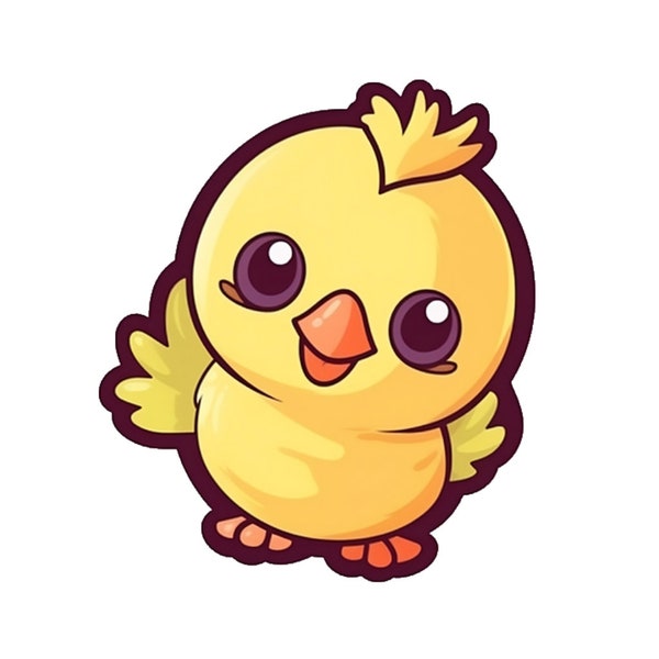 Chick Stickers - Etsy