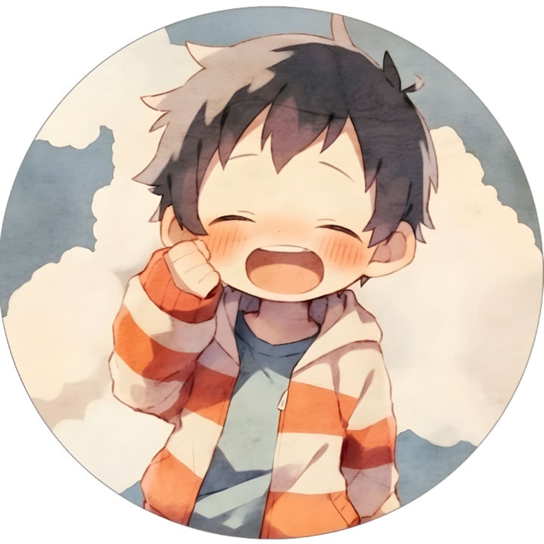 Cute Boy, Cute Boy Sticker, Adorable Sticker, Cute Sticker, Charming ...