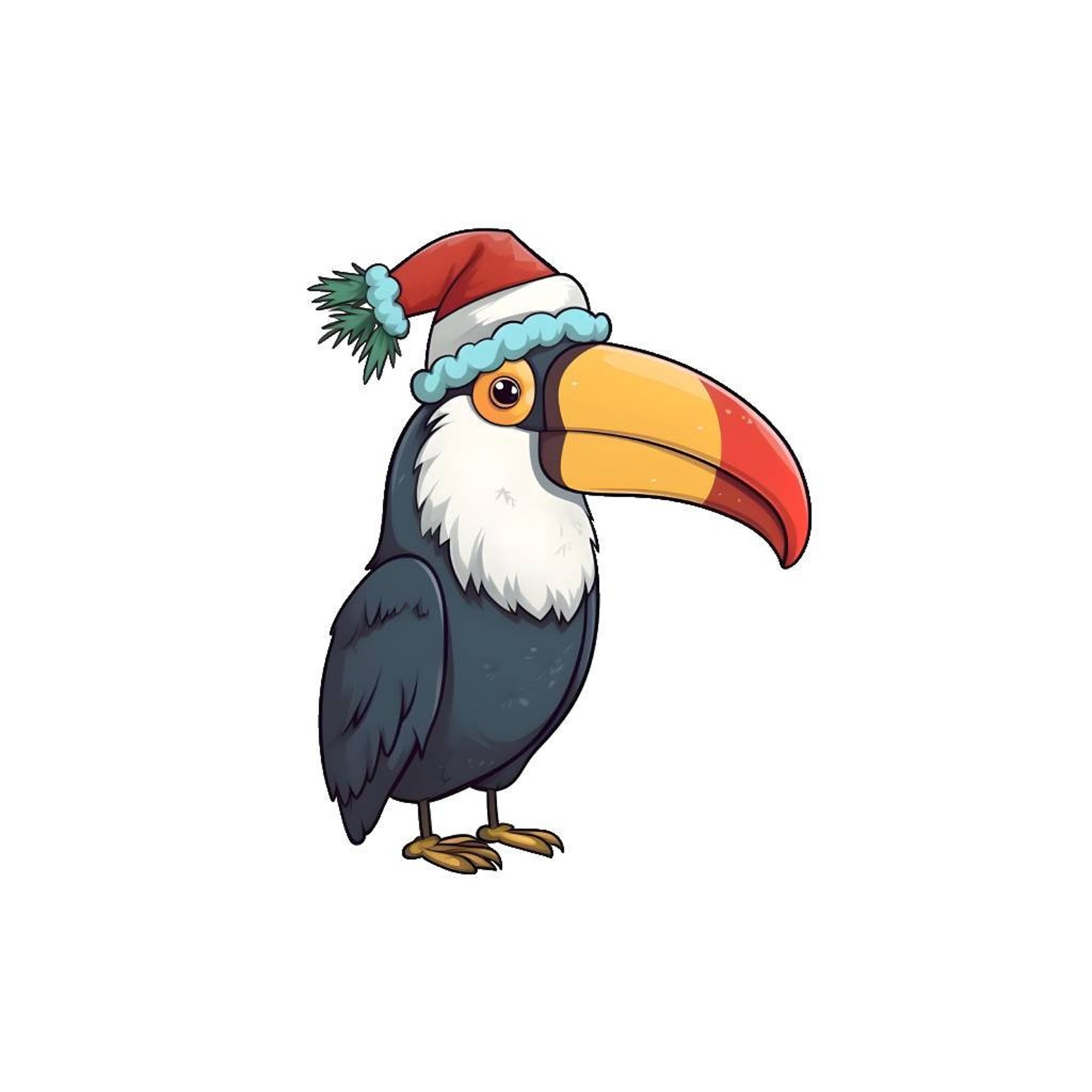 Christmas, Christmas Stickers, Cute Sticker, Cute Animal Sticker ...
