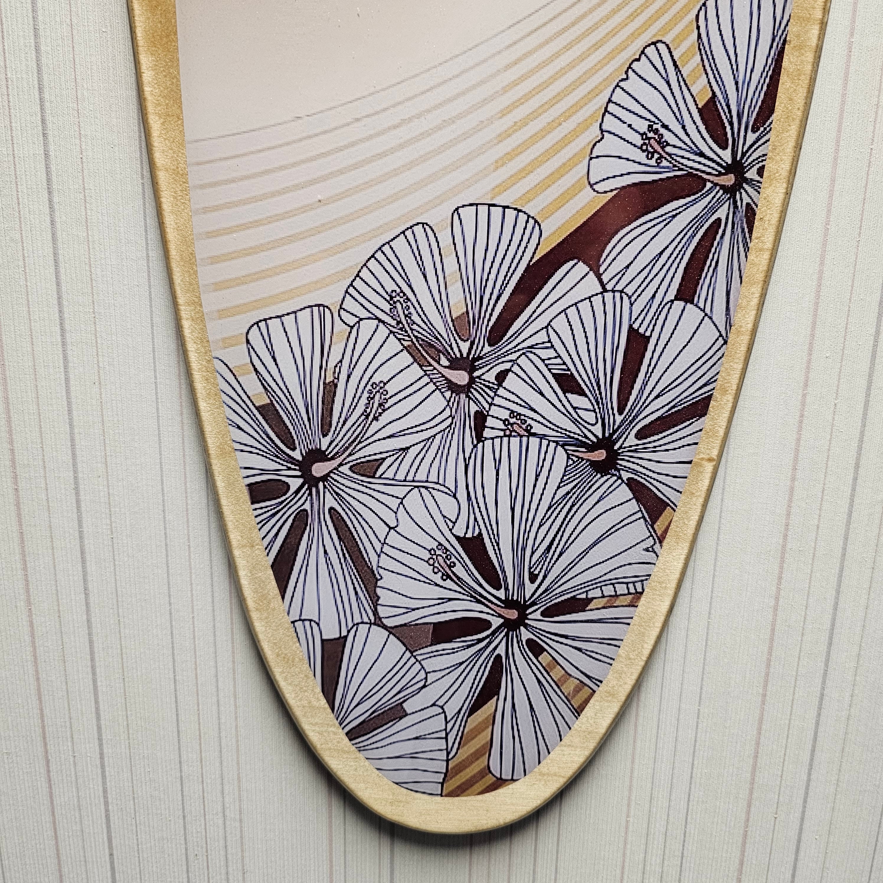 Surfboard Epoxy Resin Wood Bar Beach Wall Decor Furniture Man Cave Tiki ...