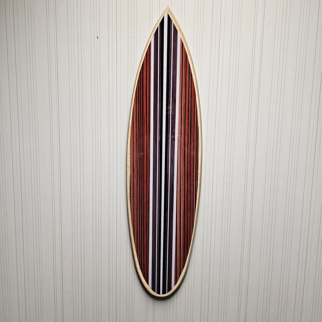 Surfboard Epoxy Resin Wood Bar Beach Wall Decor Furniture Man Cave Tiki ...