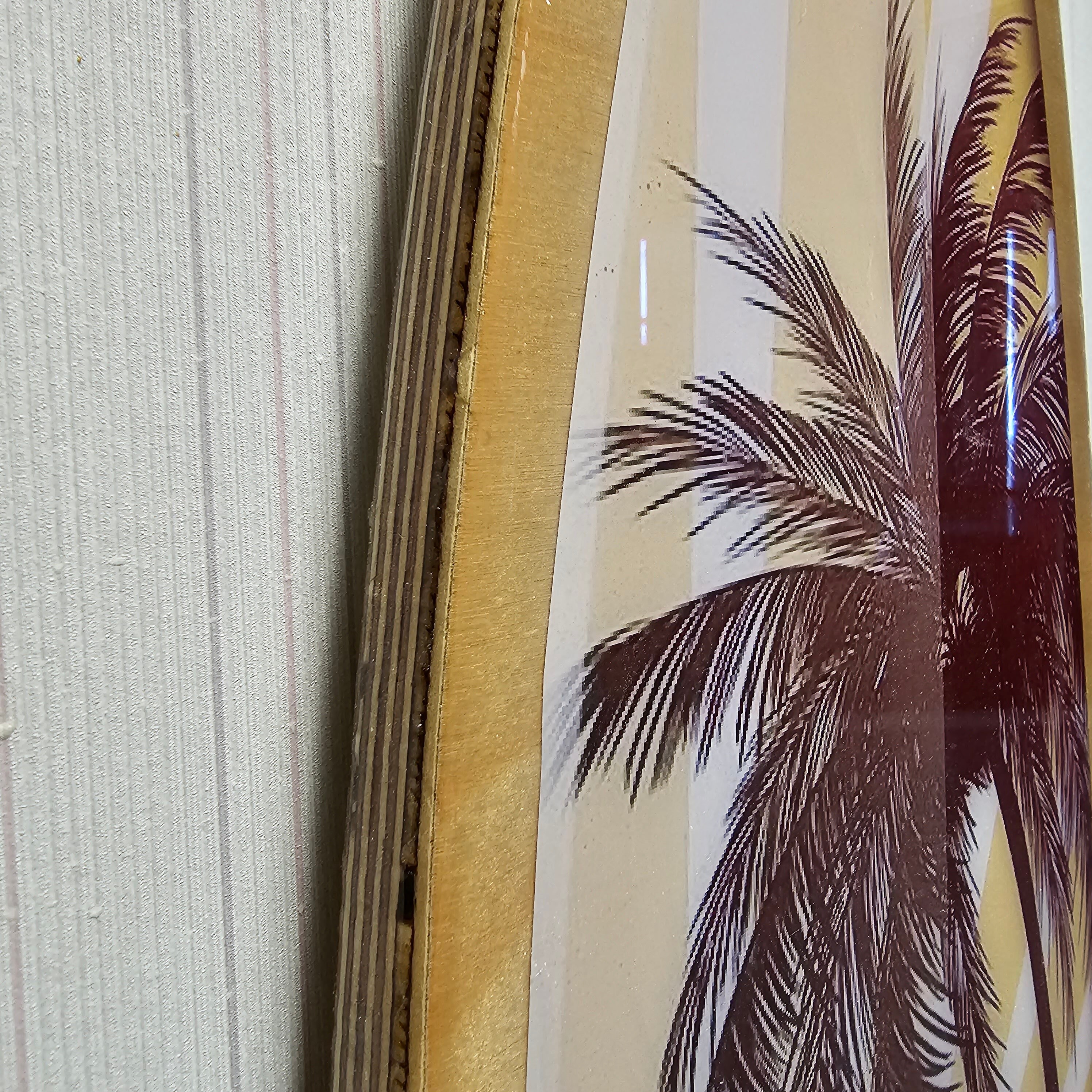 Surfboard Epoxy Resin Wood Bar Beach Wall Decor Furniture Man Cave Tiki ...