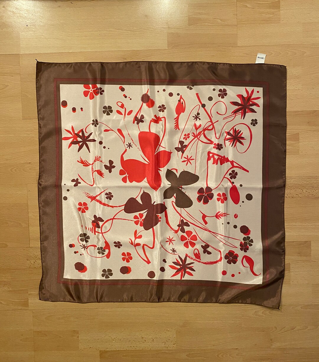 Original Vintage YVES ROCHER (LBVYR) Silk Scarf, High Fashion Luxury ...