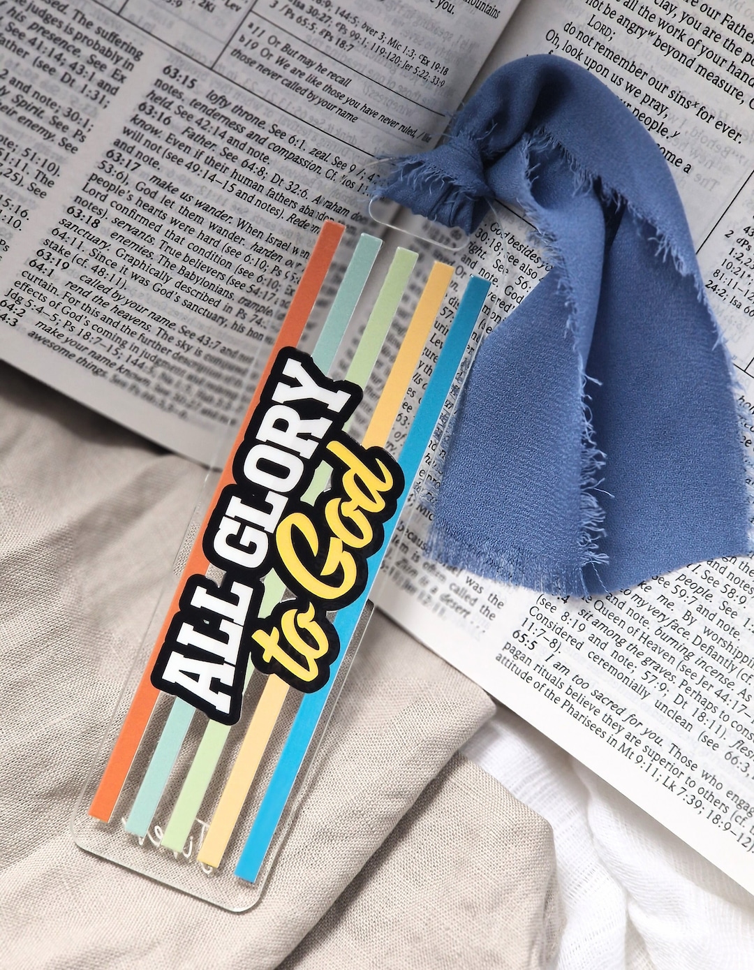 Christian Bookmark Religious Bookmark Scripture Acrylic Bookmark ...