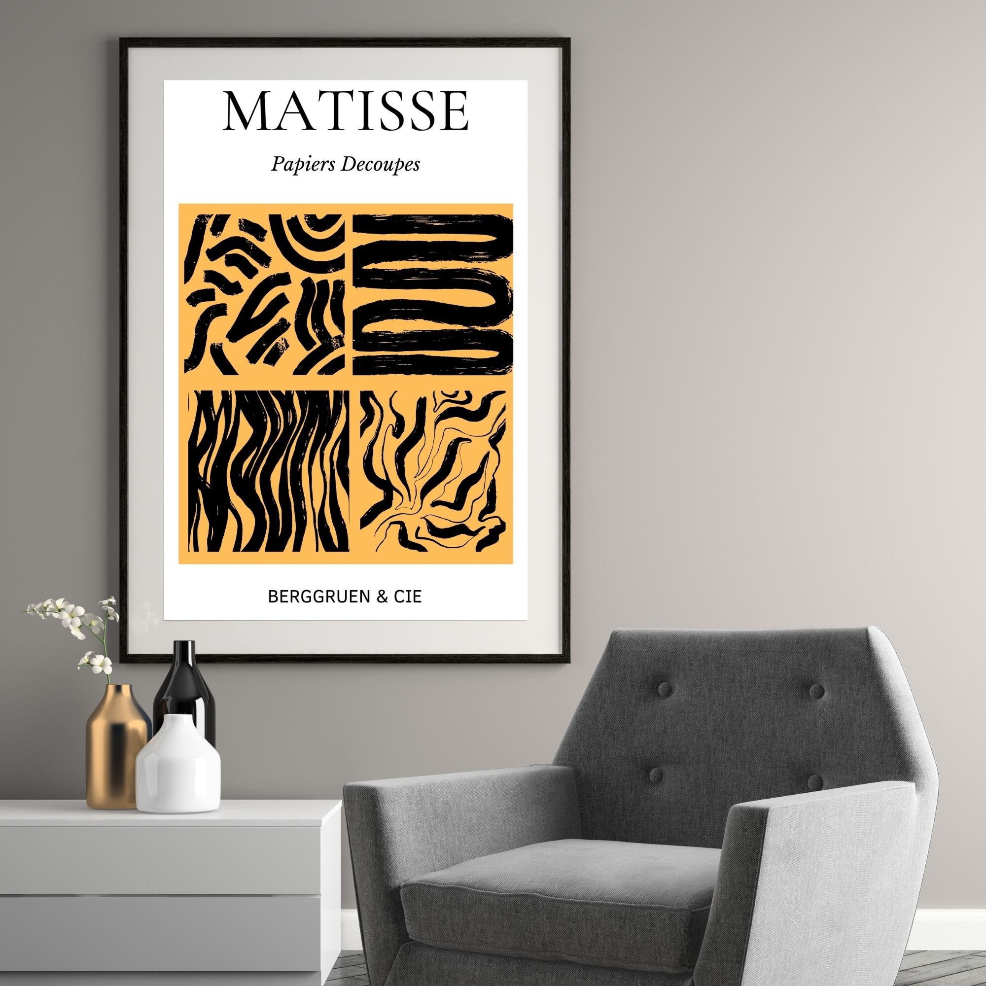 Henri Matisse Abstract Lines Wall Art, Matisse Printable Art ,printable ...