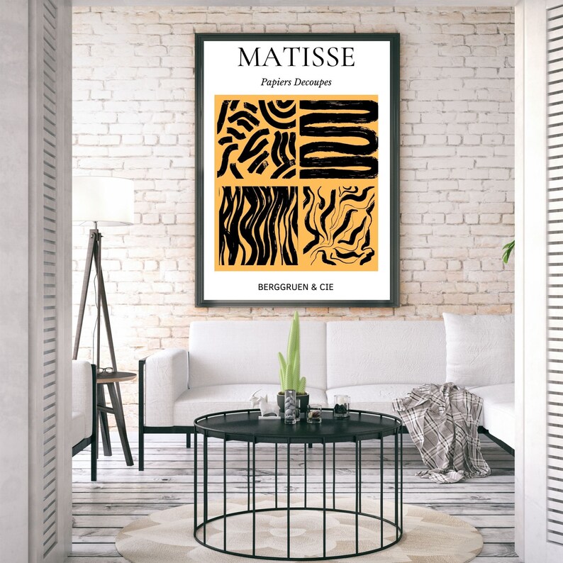 Henri Matisse Abstract Lines Wall Art, Matisse Printable Art ,printable ...