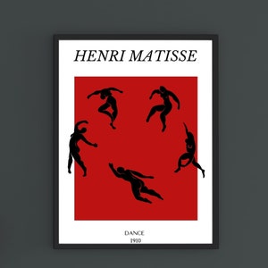 Henri Matisse Wall Art , the Dance 1910, Matisse Exhibition Poster ...