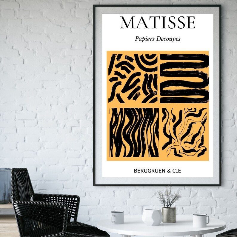 Henri Matisse Abstract Lines Wall Art, Matisse Printable Art ,printable ...