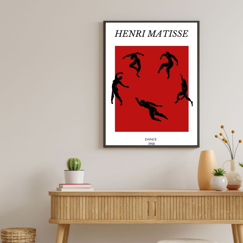 Henri Matisse Wall Art , the Dance 1910, Matisse Exhibition Poster ...