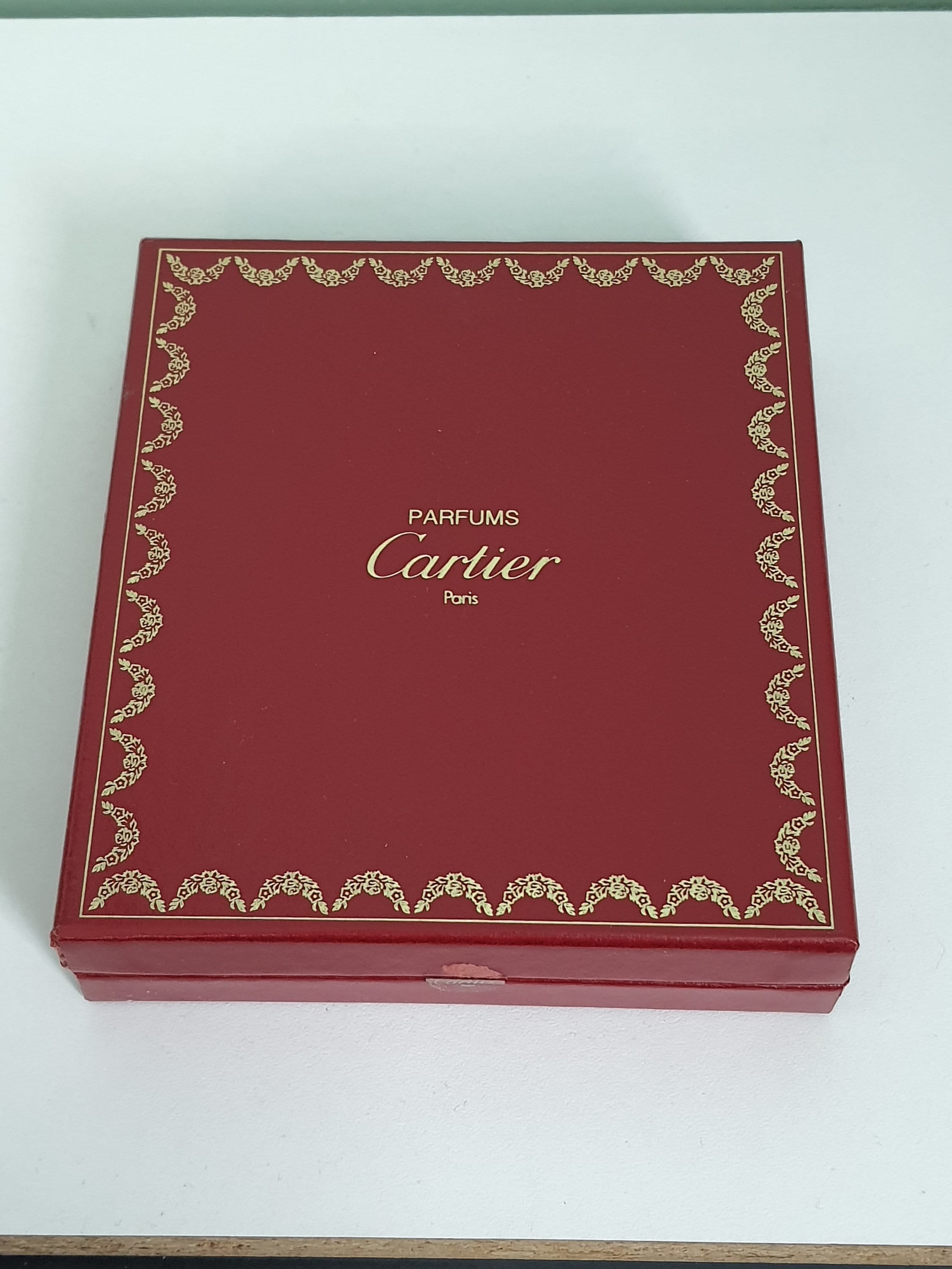 Vintage Cartier Box With Red Miniatures - Etsy