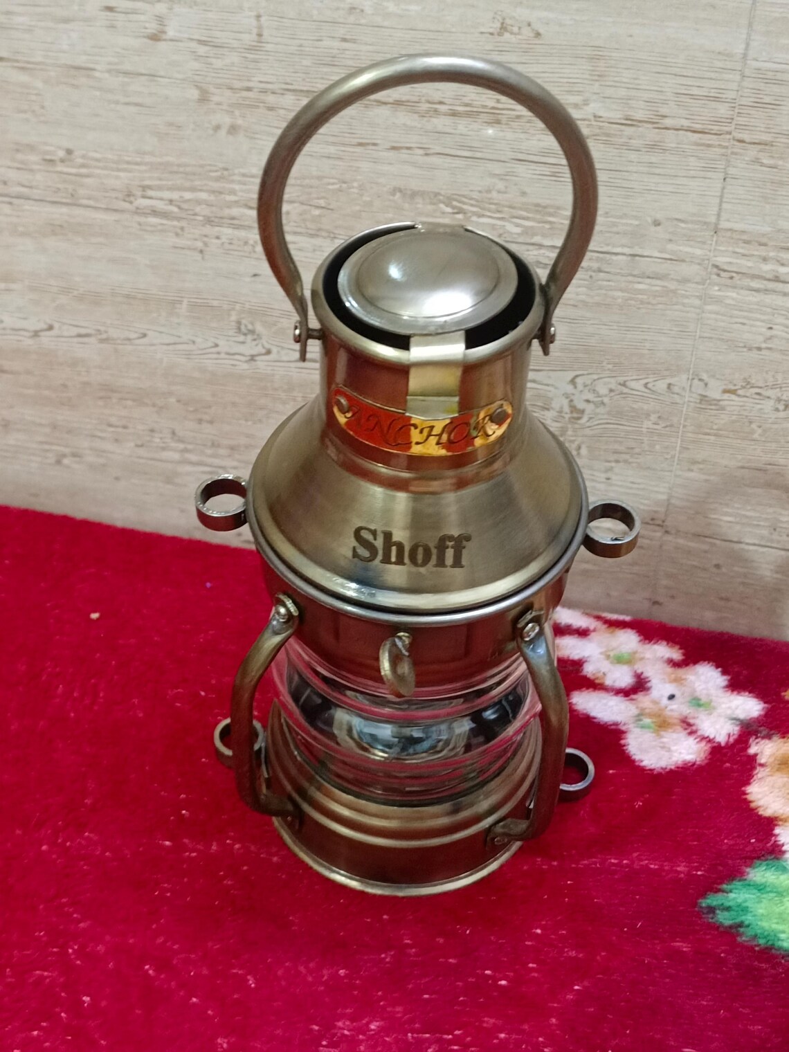 Personalized Brass Oil Lamp | Engraved Nautical Lantern | Vintage Boat ...