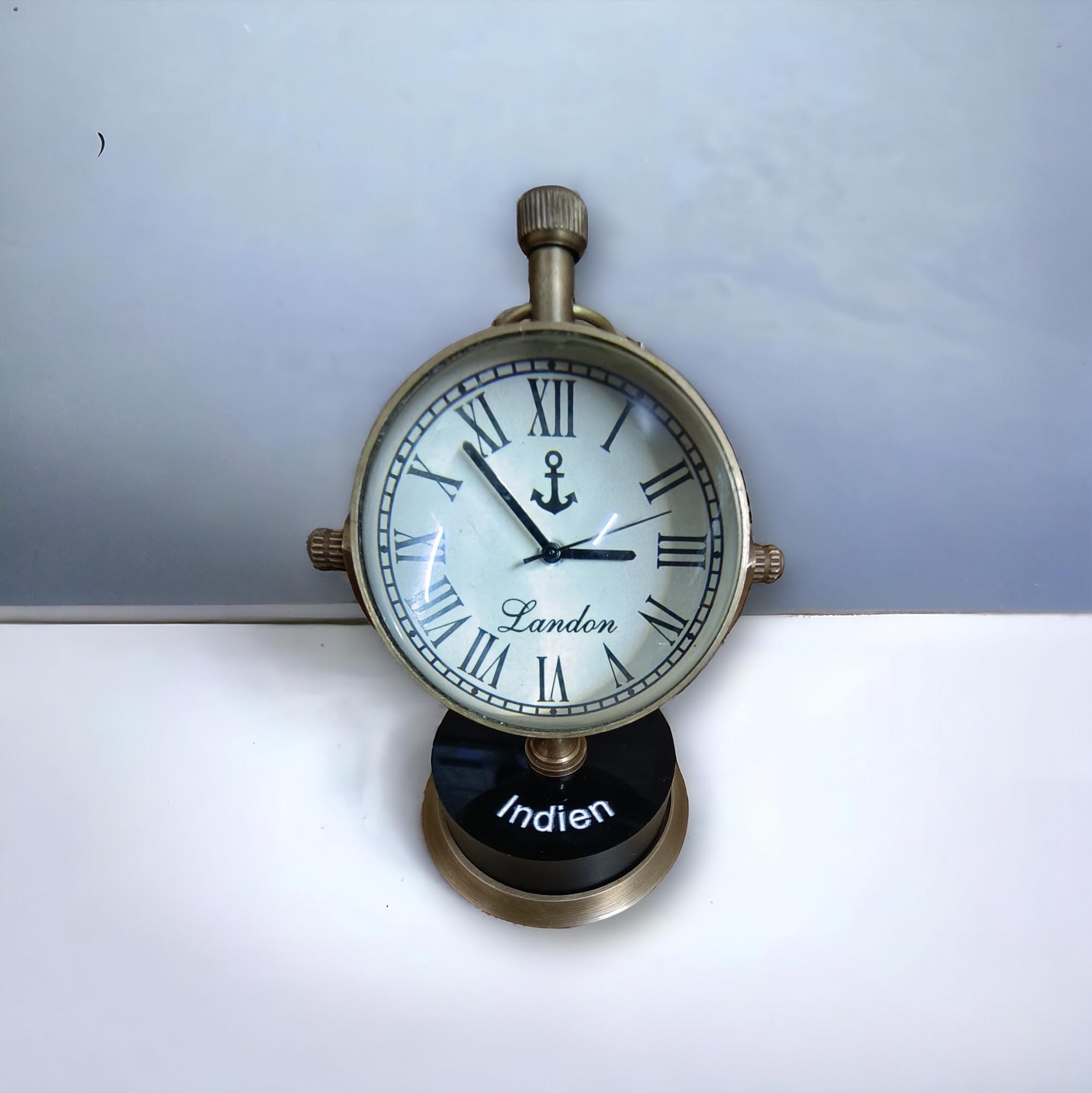 Personalized Engraved Retro Table Clock Timepiece, Nautical Desk ...