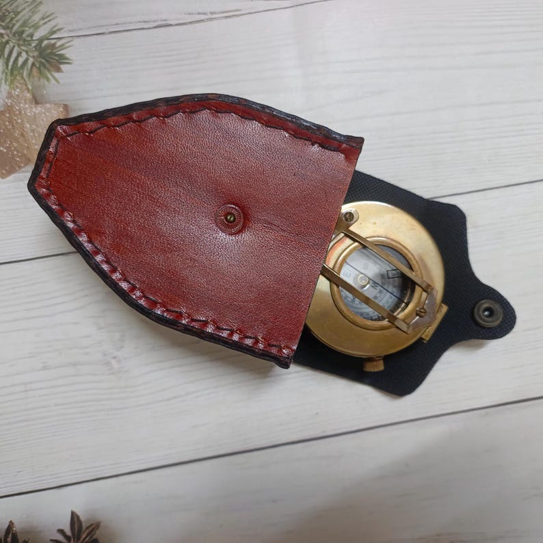 Antique Brass Military Pocket Compass: WWII Replica Military Compass ...