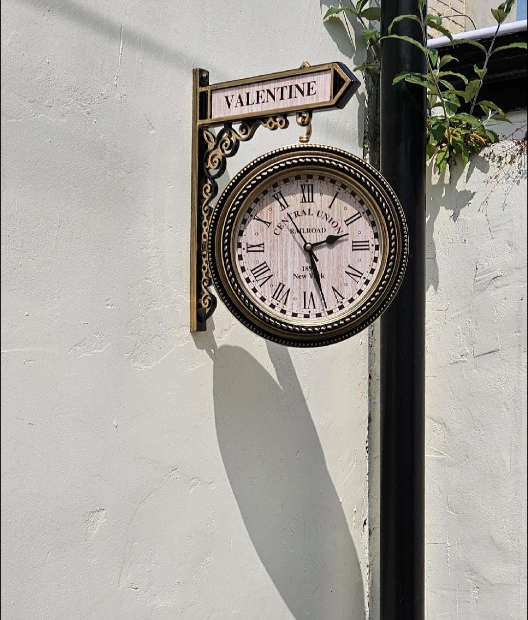 Custom Double Sided Wall Clock - Personalized Handmade Home Decor ...