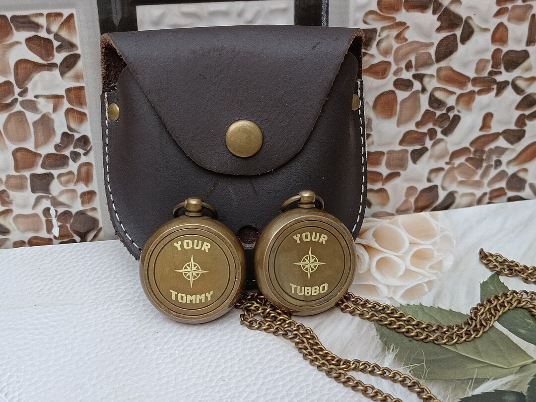 Your Tommy Your Tubbo Compass Necklace Pair, Friendship Love Pendent ...