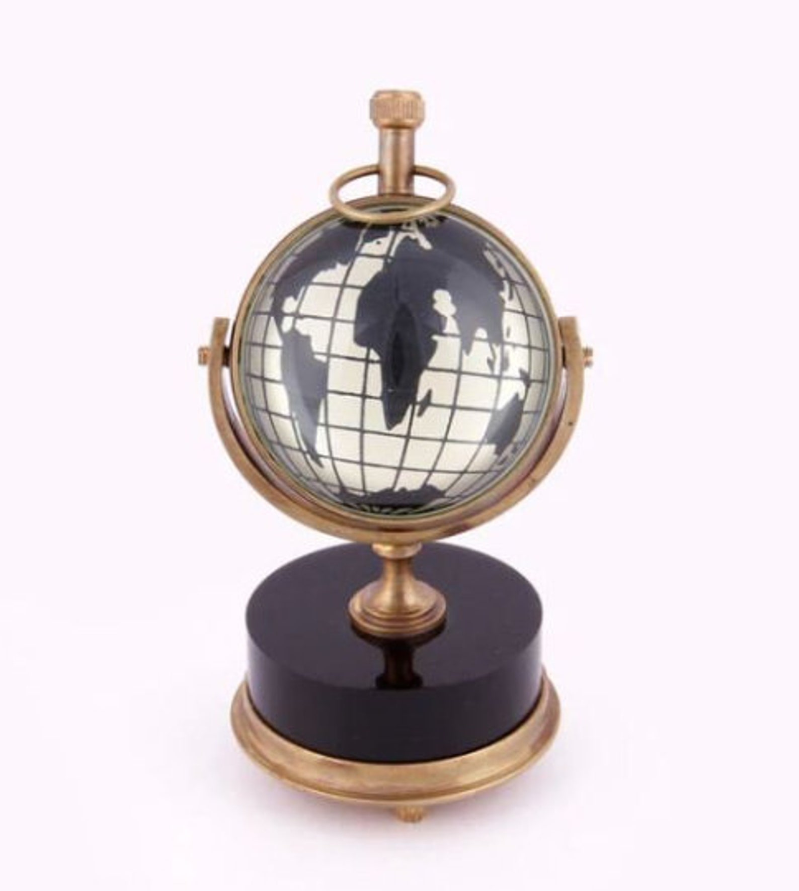 Nautical Retro Brass Table Clock Antique Timepiece, Nautical Desk ...