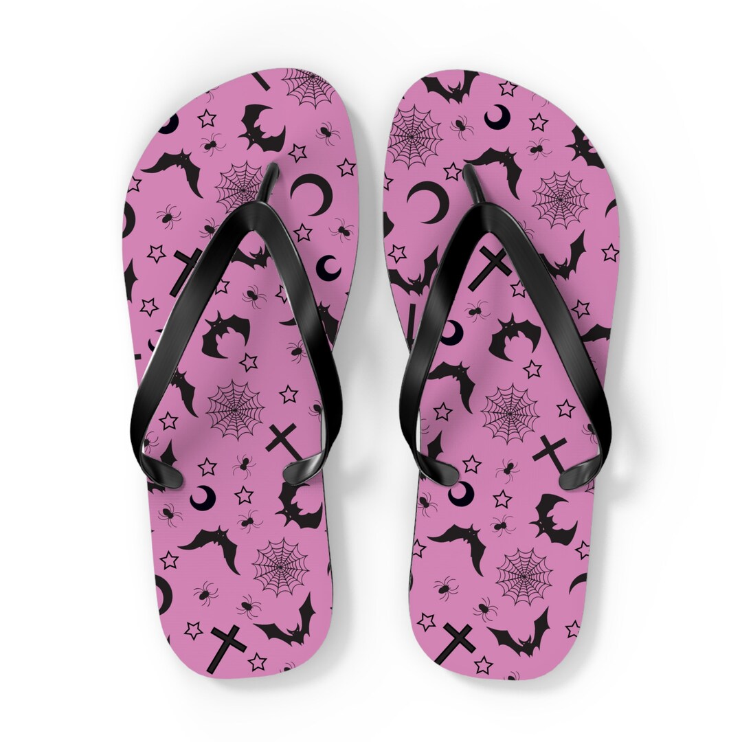 Gothic Pattern II Flip Flops - Etsy