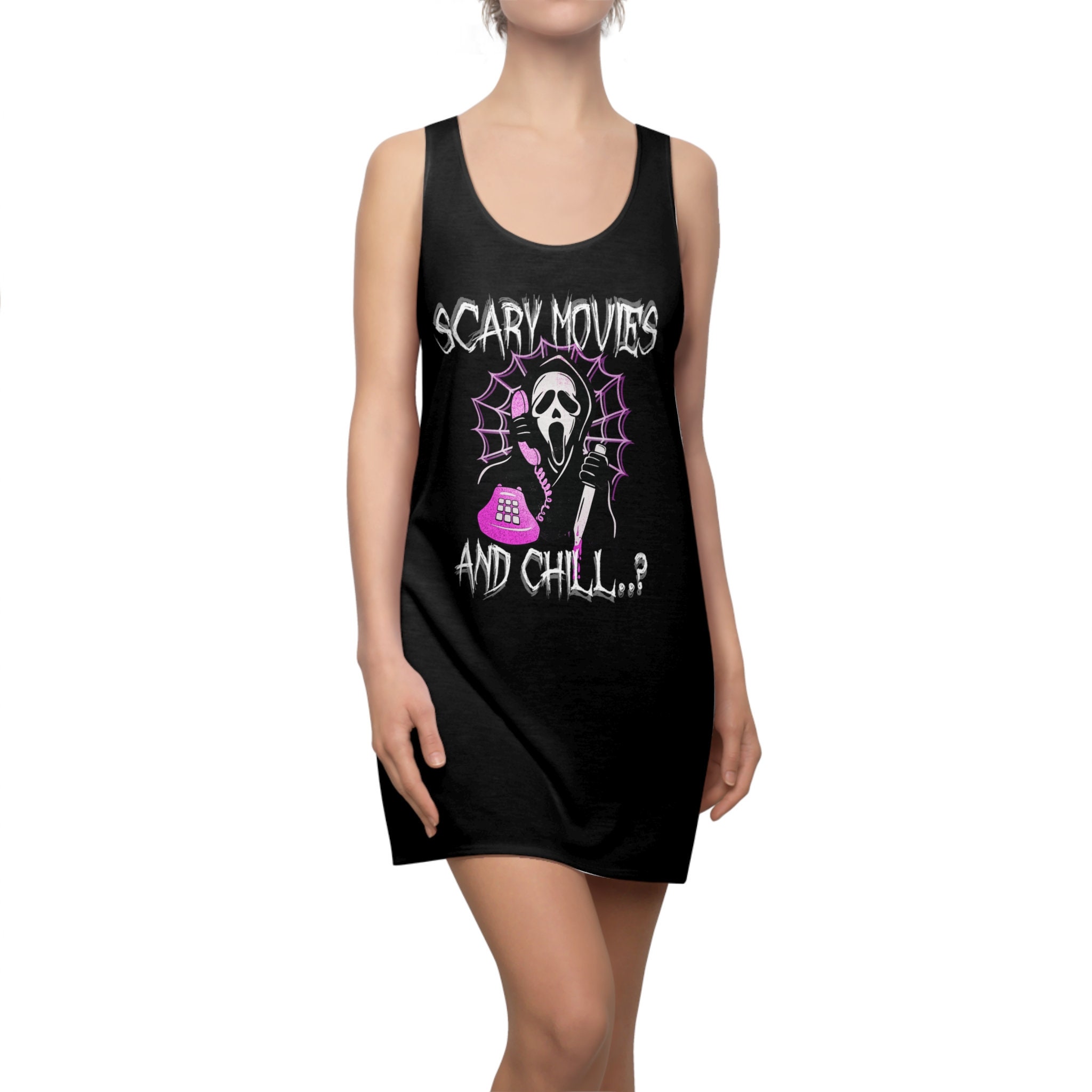 Scary Movies and Chill Ghostface Dress - Etsy