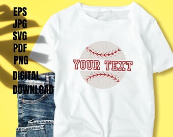 Split Baseball Svg Split Softball Svg Cut File Distressed Grunge Svg ...