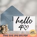 Hello 40 Svg, 40th Birthday Design, Hello 40th Sublimation Png ...