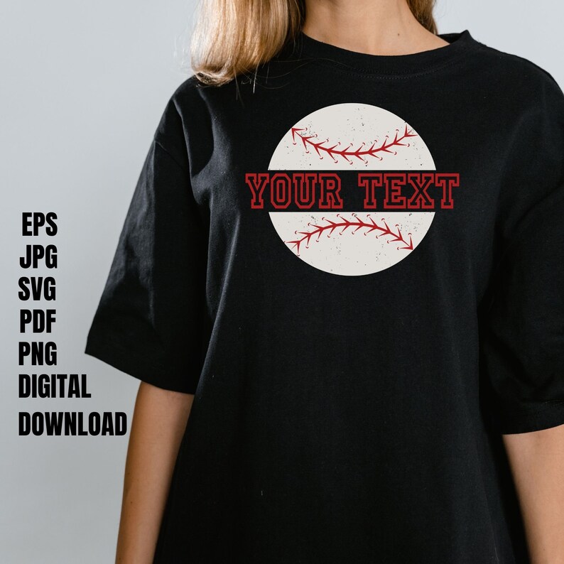 Split Baseball Svg, Split Softball Svg, Cut File, Distressed, Grunge ...