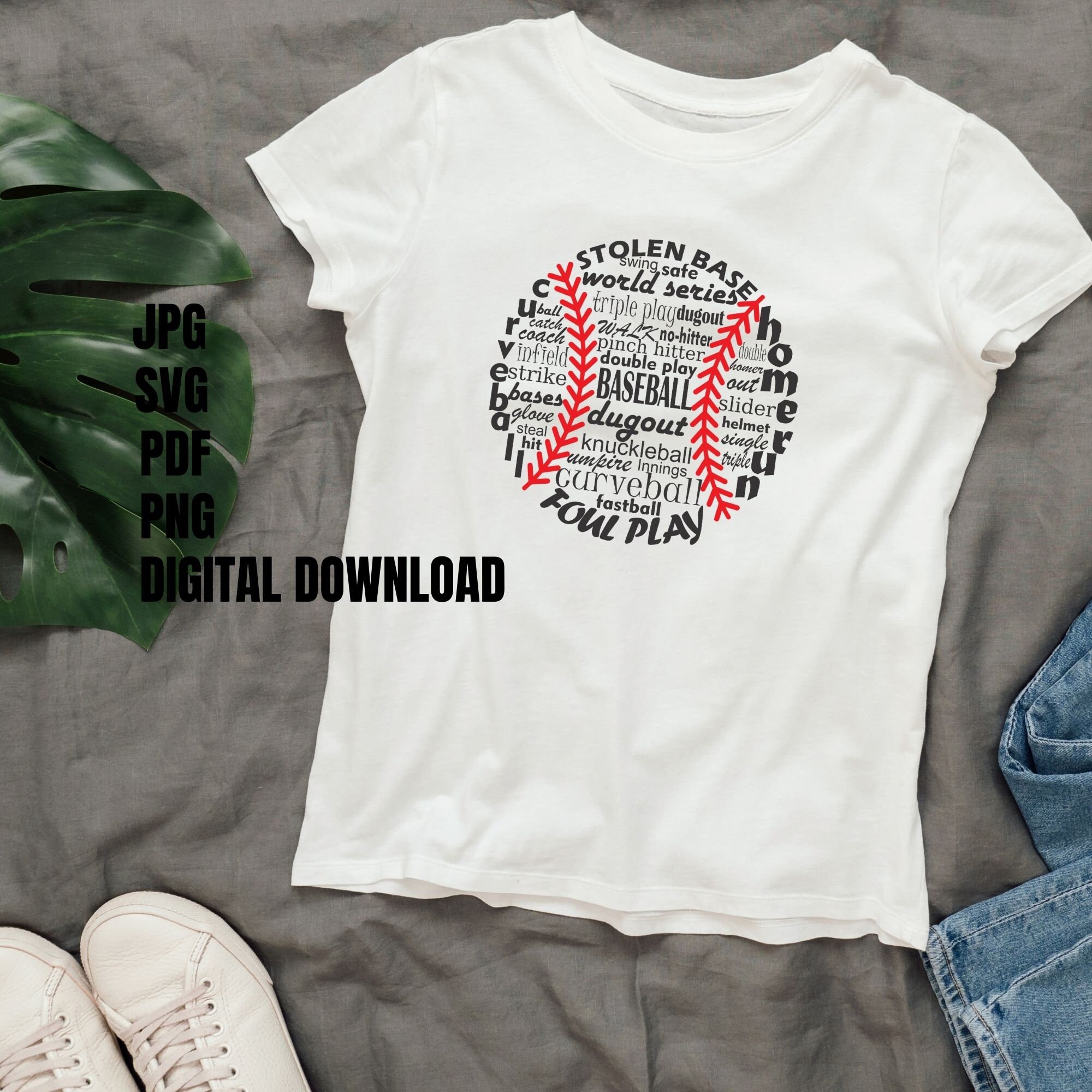 Baseball Wordart, Png Eps Dxf, Baseball Wordart Png, Baseball Cricut ...