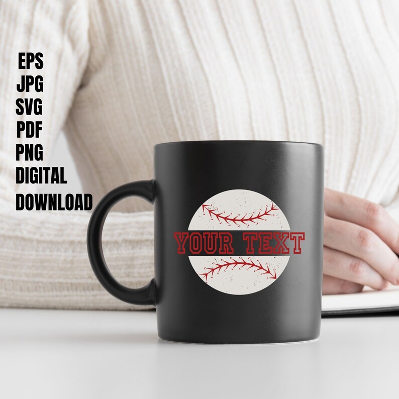 Split Baseball Svg, Split Softball Svg, Cut File, Distressed, Grunge ...