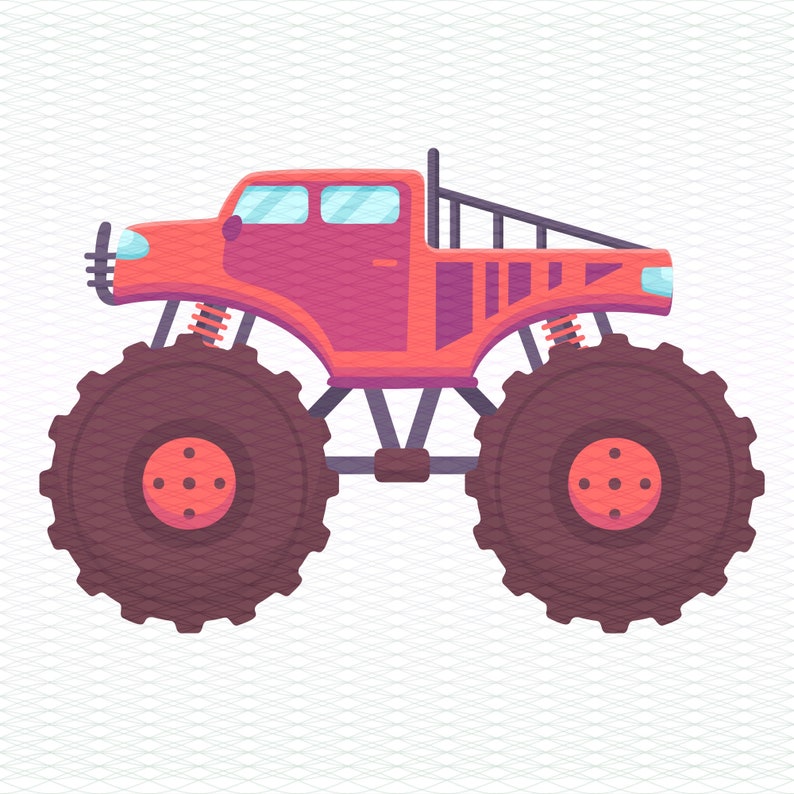 Trucks Clip Art Big Trucks Boymonster Truck Clipart Bundle - Etsy