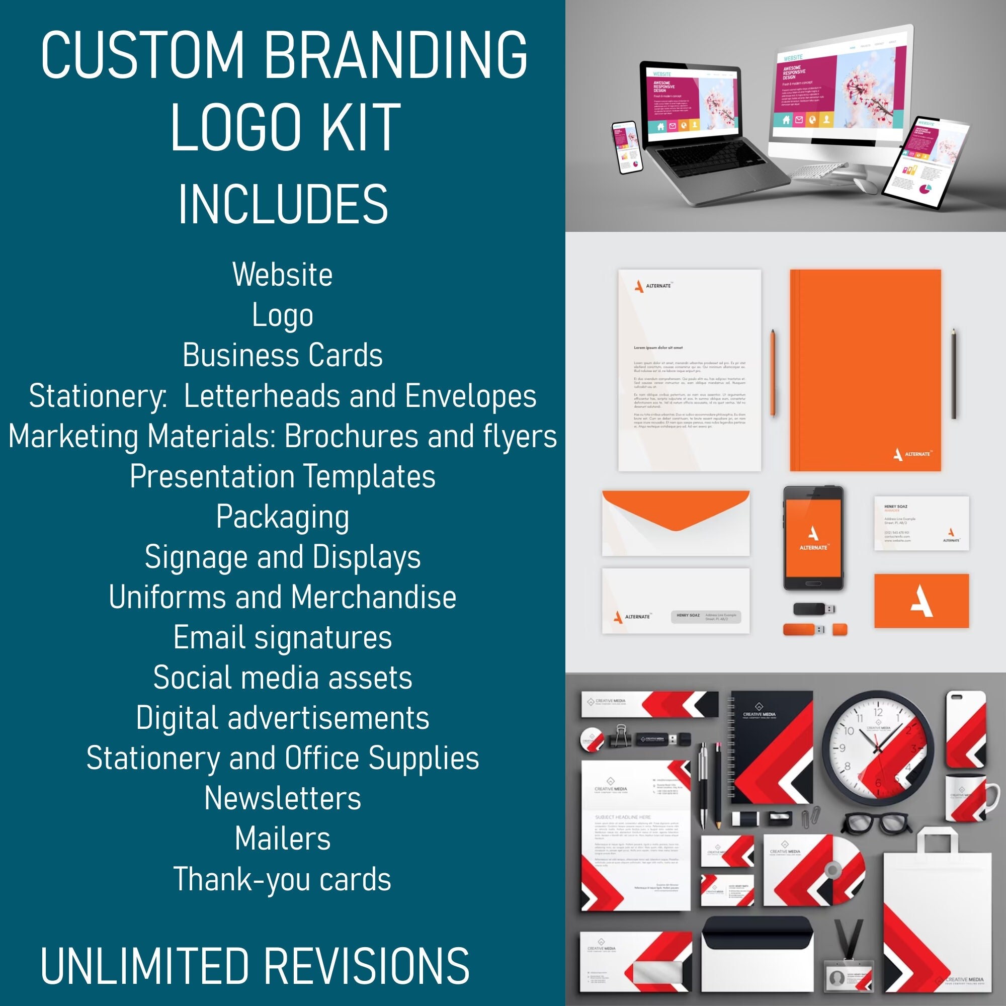 Full Branding Package Website, Logos, Letterheads, Email Signatures and ...