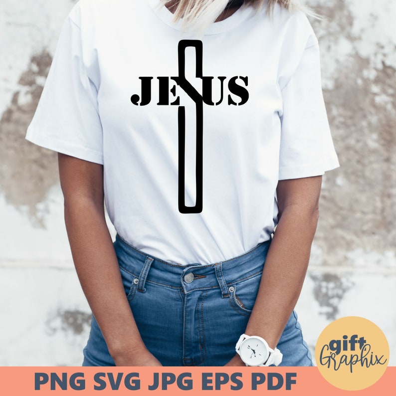 Jesus Cross Dxf