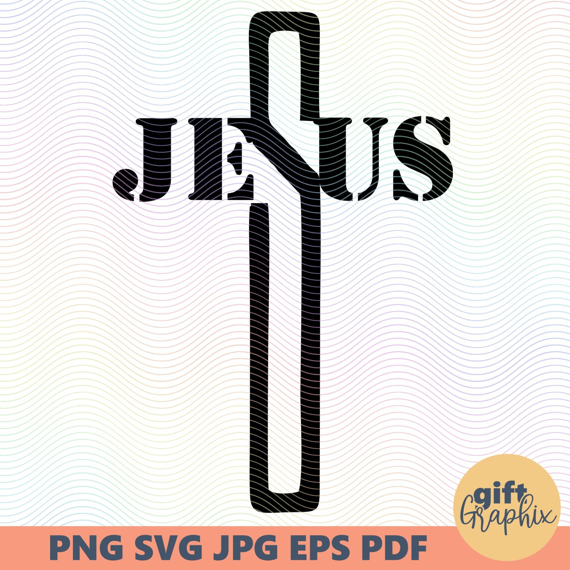 Jesus Cross Dxf Files Jesus Cross Laser Cut Jesus Cross Svg File for ...
