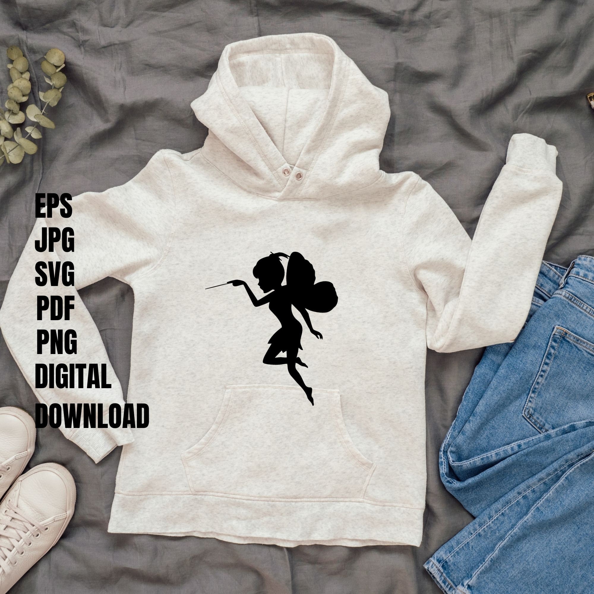 Fairy Silhouette SVG Bundle, Fairy Cartoon Svg, Fairy Bundle SVG Fairy ...