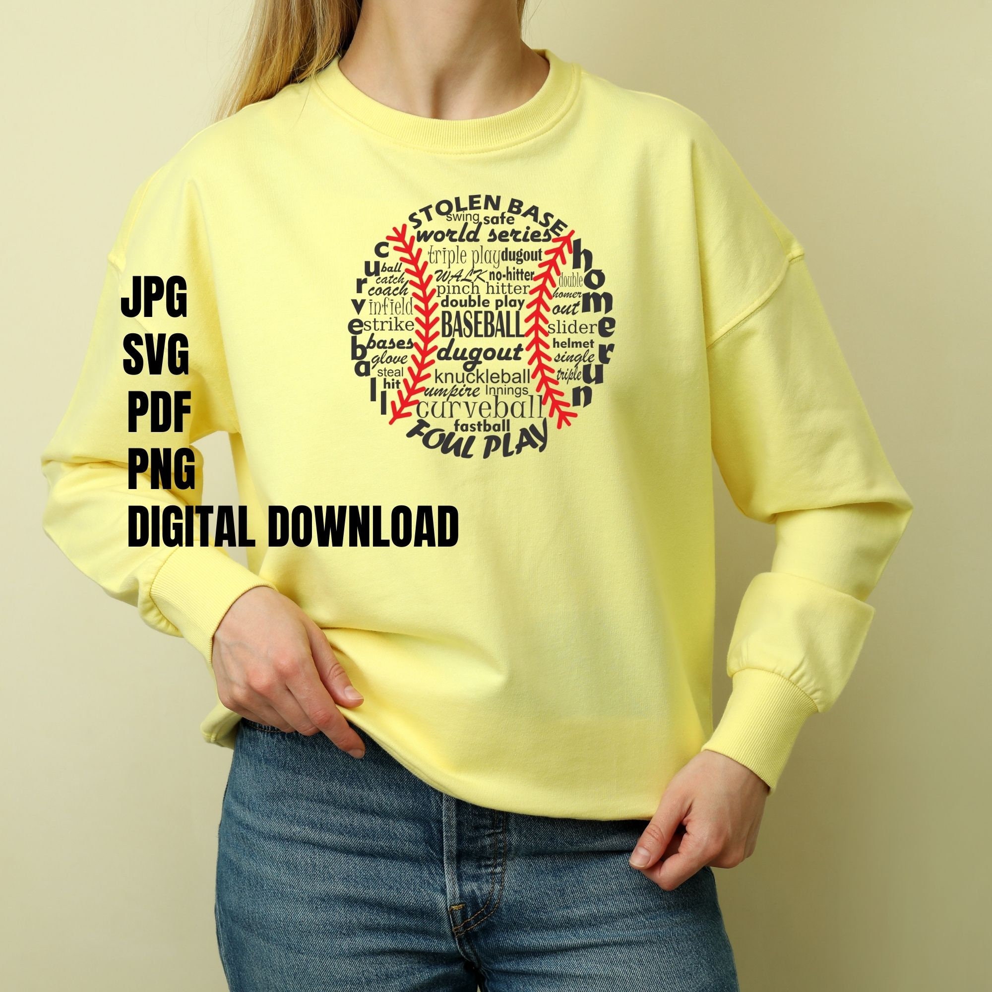 Baseball Wordart, Png Eps Dxf, Baseball Wordart Png, Baseball Cricut ...