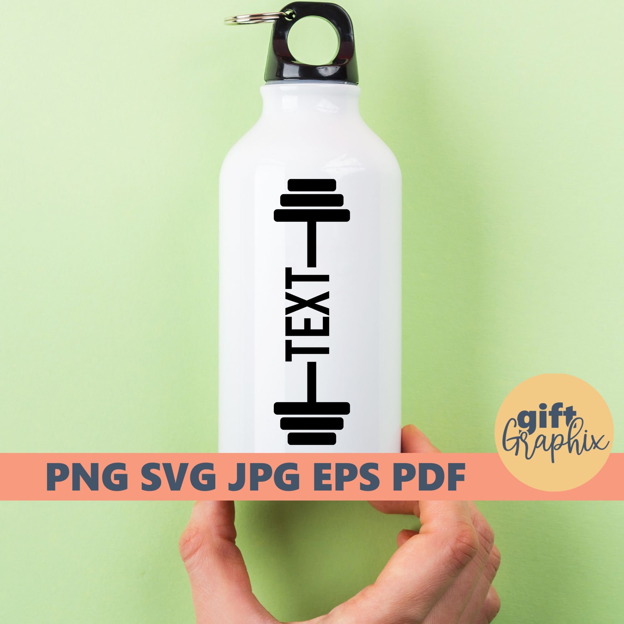 Barbell Svg, Barbell Monogram Svg, Personal Trainer PNG, Weights Svg ...