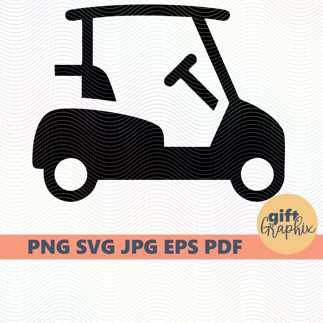 GOLF CART SVG Archivo, Golf Cart Png, Golf Cart Car Buggy Electric ...
