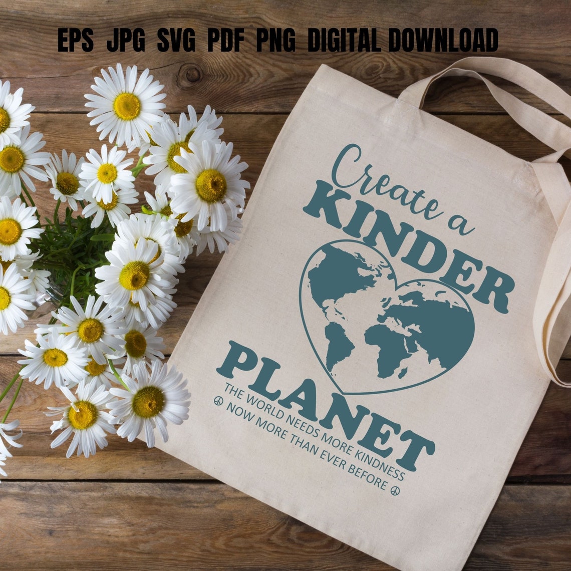 Create A Kinder Planet Svg Png Earth Lover Svg Kinder Planet - Etsy