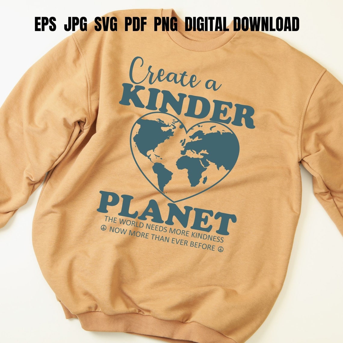 Create A Kinder Planet Svg Png Earth Lover Svg Kinder Planet - Etsy