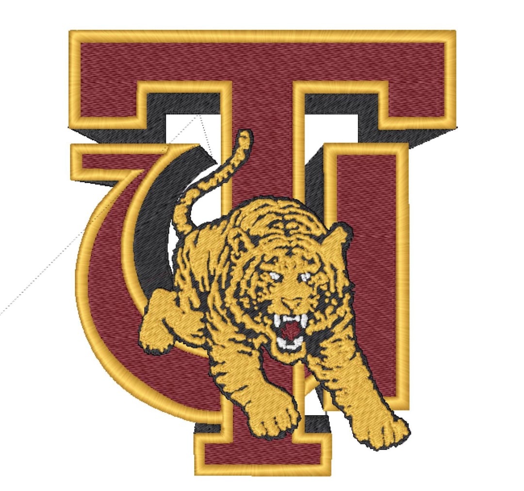 Tuskegee University Logo Digital Embroidery Machine File | Instant ...