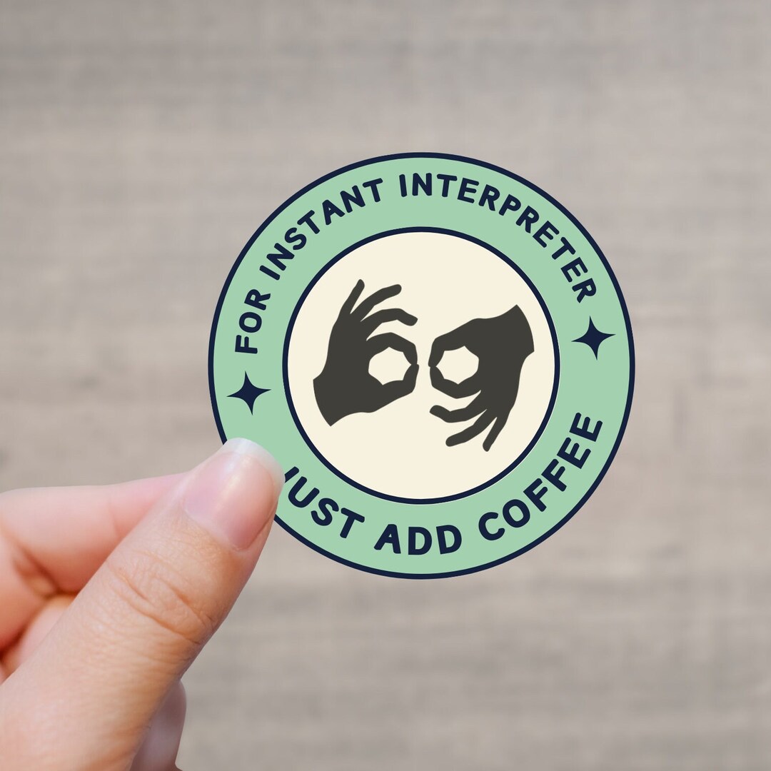 Funny Interpreter Sticker Interpreter Joke Sticker Tumbler Laptop ...