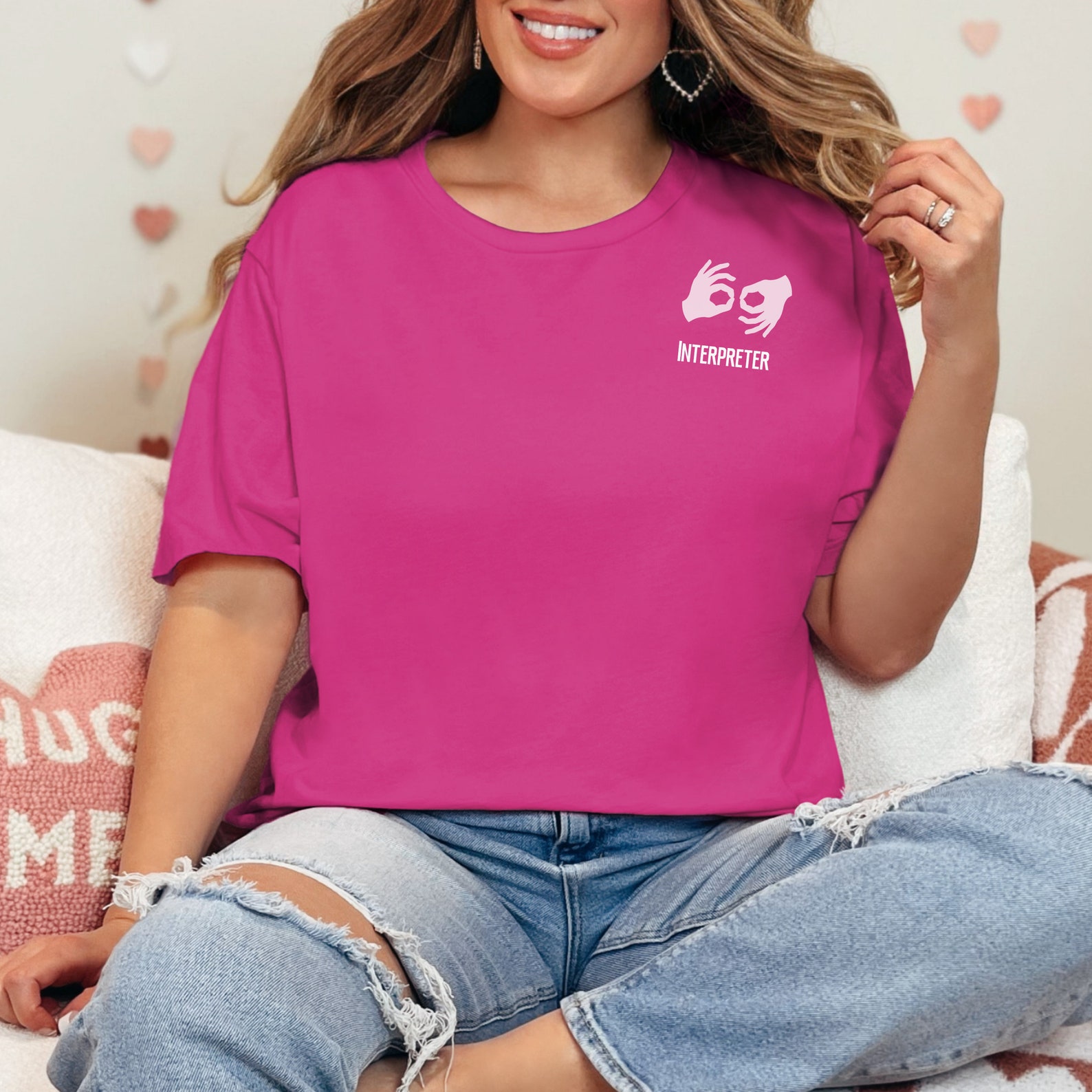 ASL Interpreter T-shirt Interpreter Grad Shirt Interpreter Clothing ...