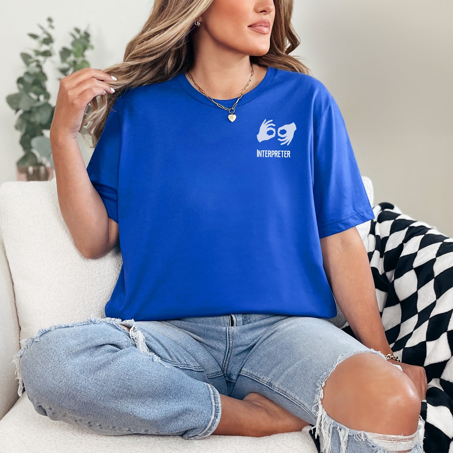 ASL Interpreter T-shirt Interpreter Grad Shirt Interpreter Clothing ...