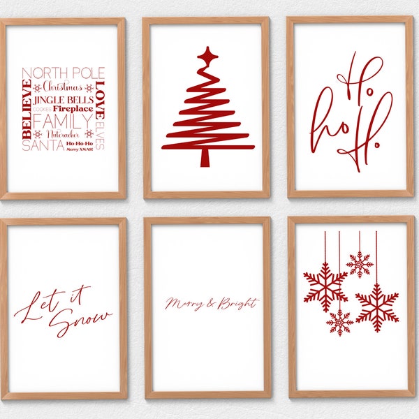 Christmas Gallery Printable - Etsy