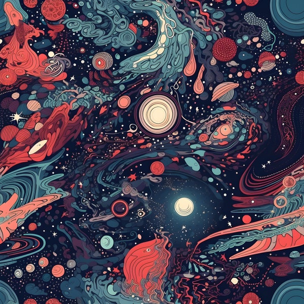 Universe Pattern - Etsy