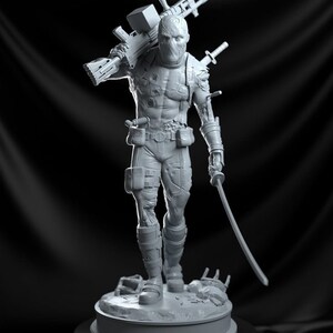 Deadpool 3D Model STL File for 3D Printers - Etsy