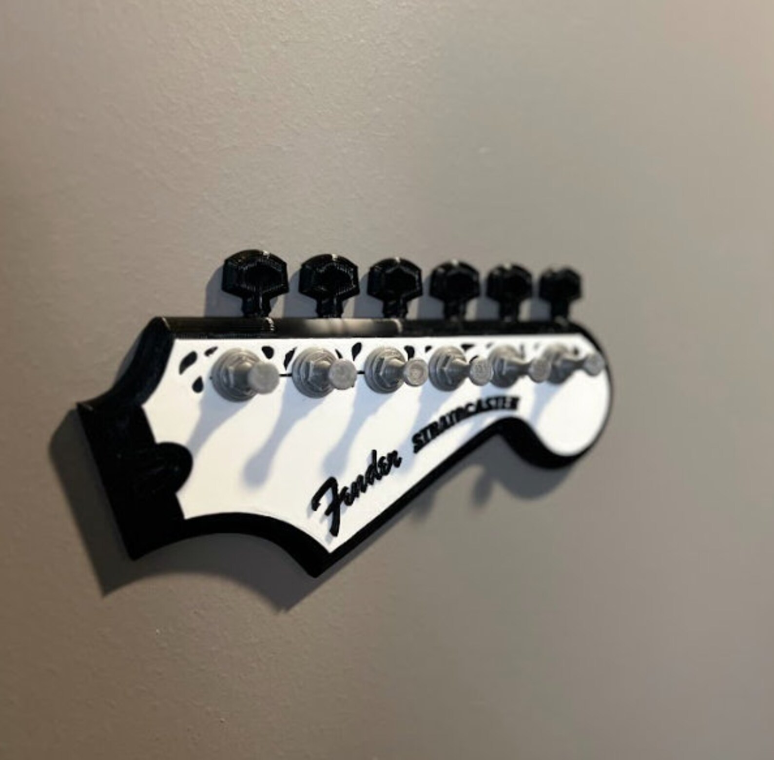 Fender Guitar Wall Keychain STL Digital Download Key Holder STL - Etsy