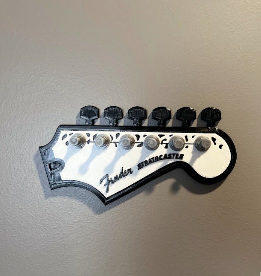 Fender Guitar Wall Keychain STL Digital Download Key Holder STL - Etsy