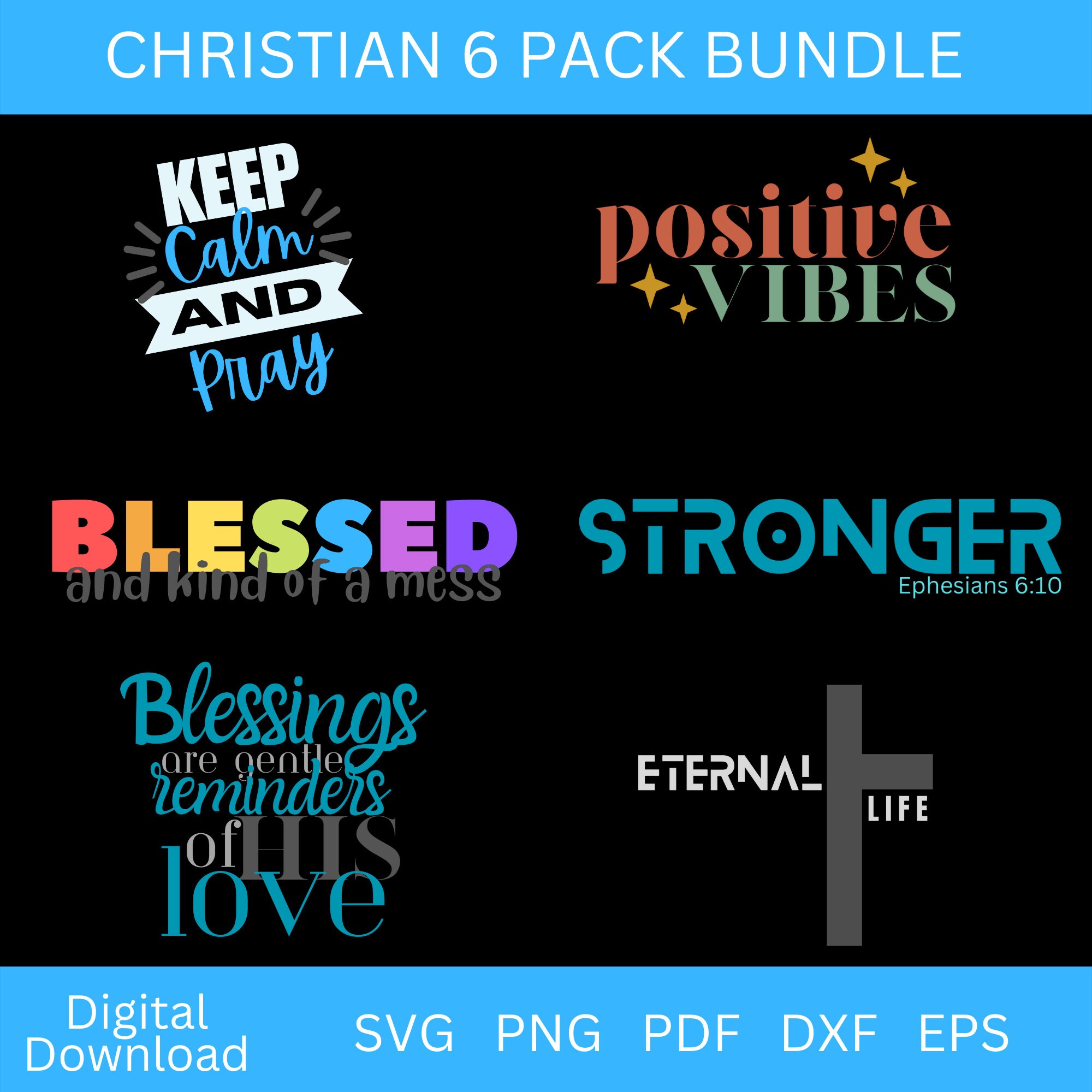 Christian Bundle Svg, Scripture Bundle Svg, Religious Bundle Svg, Faith ...