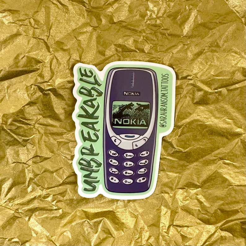 Unbreakable Nokia Phone Vinyl Sticker - Etsy