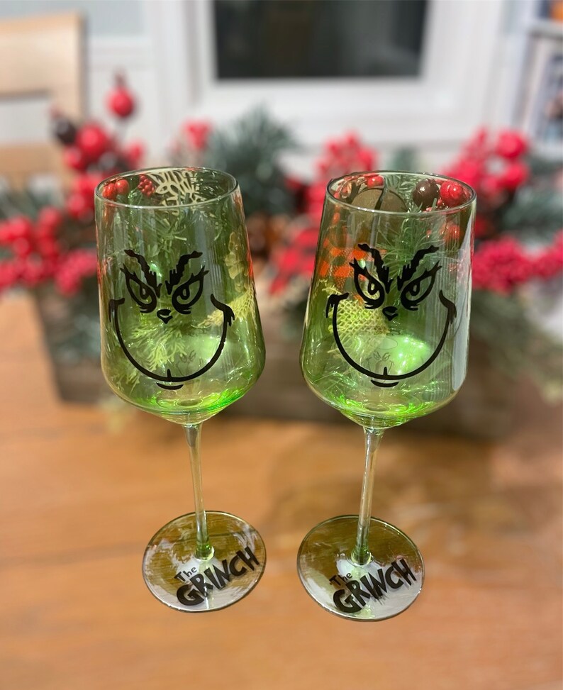 Grinch the Movie Sticker Grinch Face Vinyl Adhesive Decal - Etsy